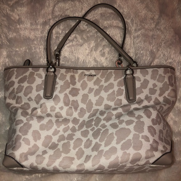 Coach | Bags | Leopard Coach Tote Bag | Poshmark
